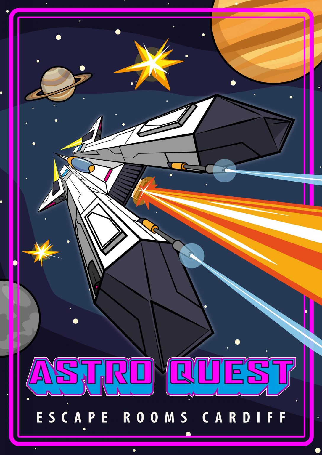 ASTRO QUEST - Escape Rooms Cardiff